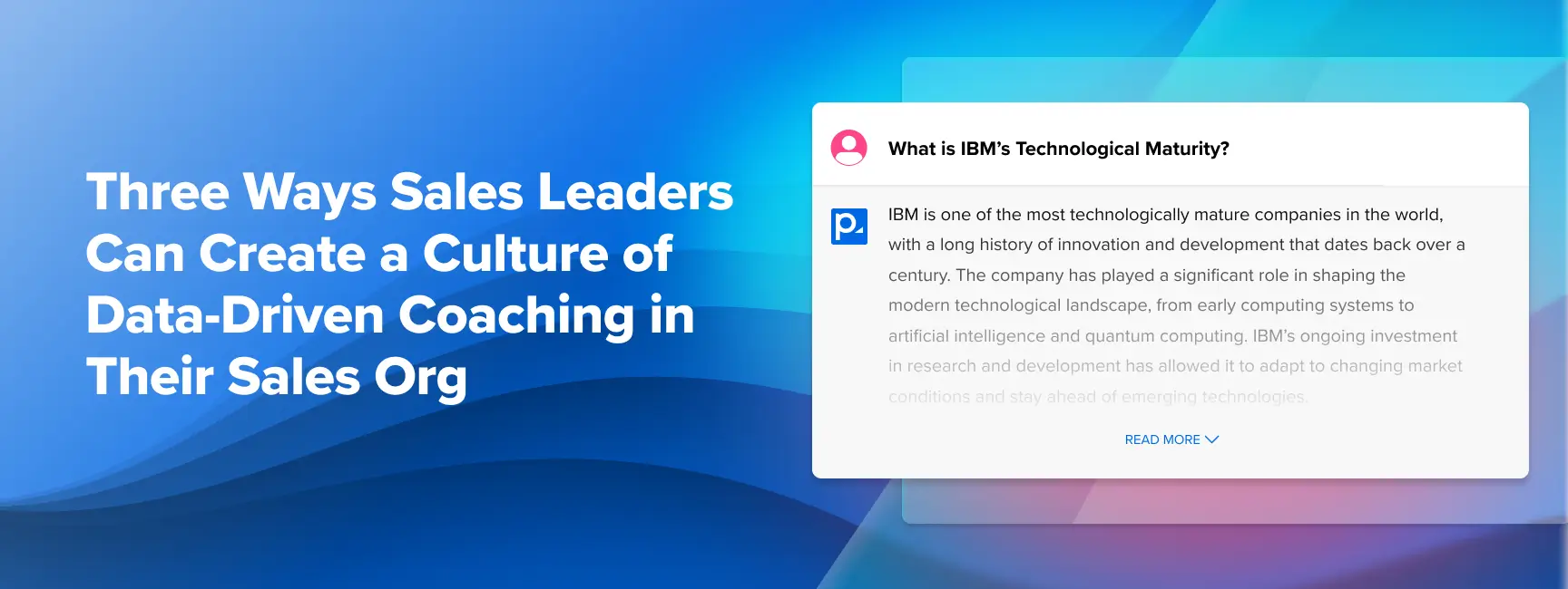 Three Ways Sales Leaders Can Create a Culture of Data-Driven Coaching ...