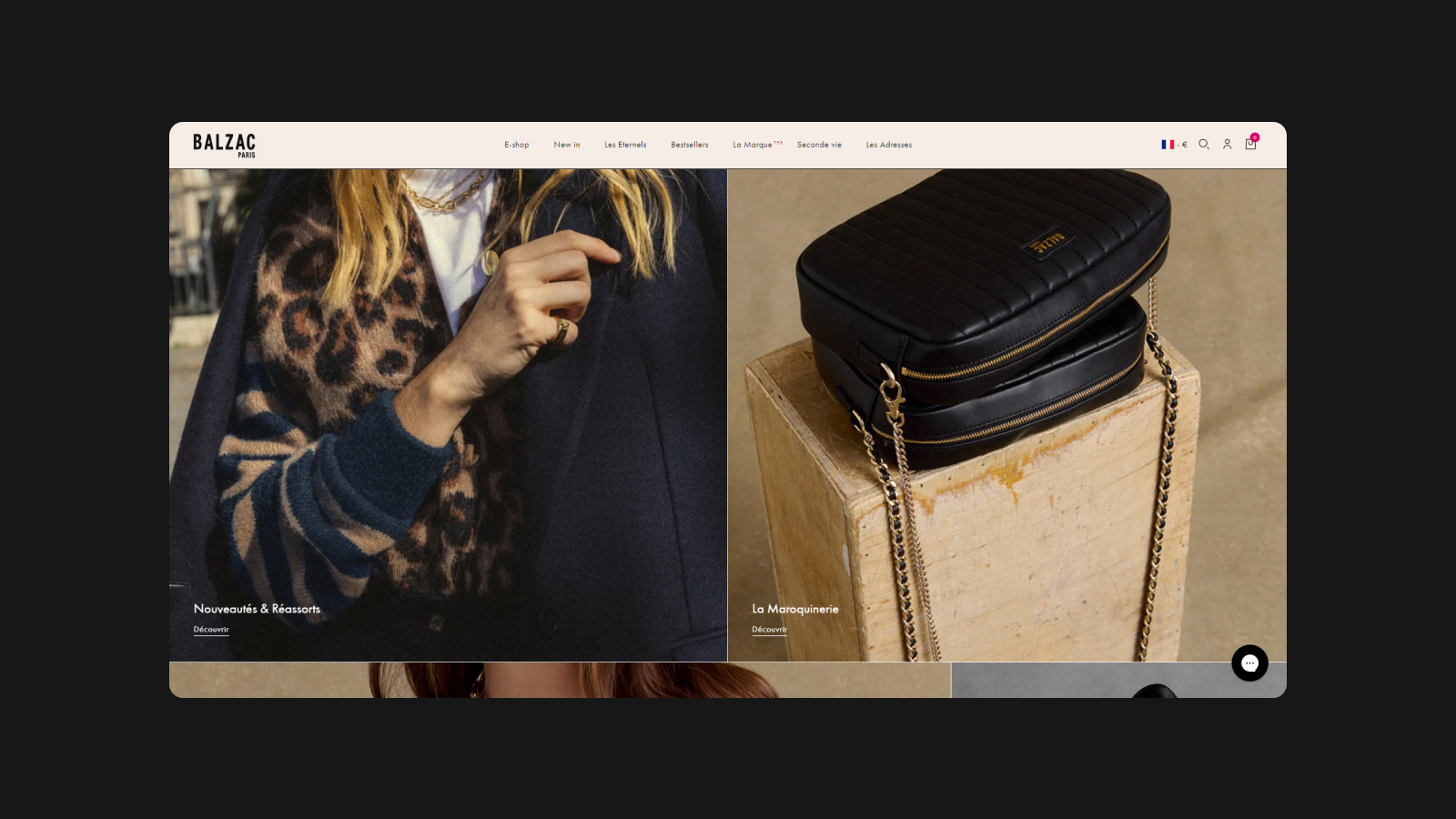 Refonte du site Balzac Paris