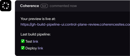 Coherence — The Integrated Developer Platform for your own cloud account