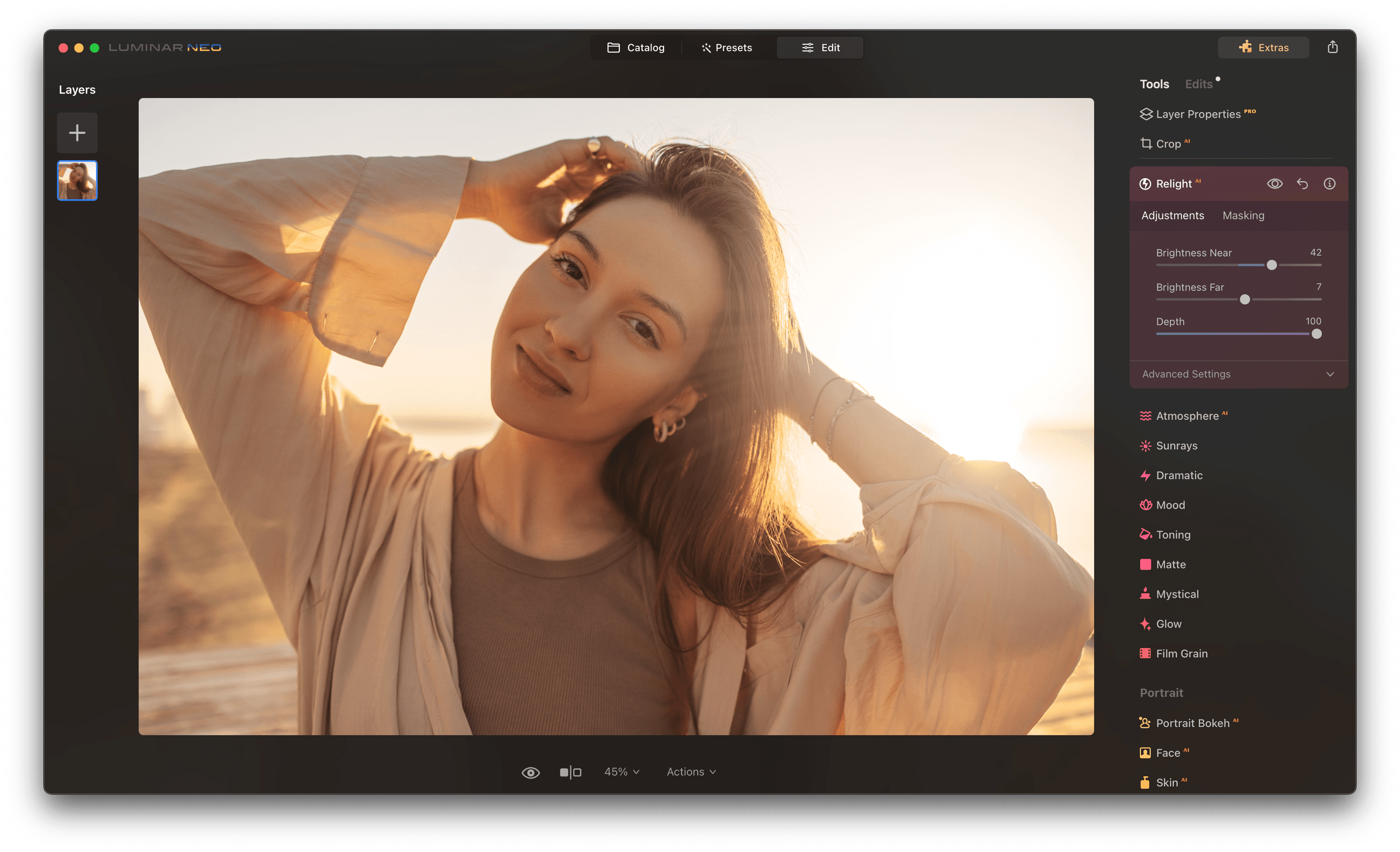 Relight Photo: Add Lighting To Photo Online I Skylum