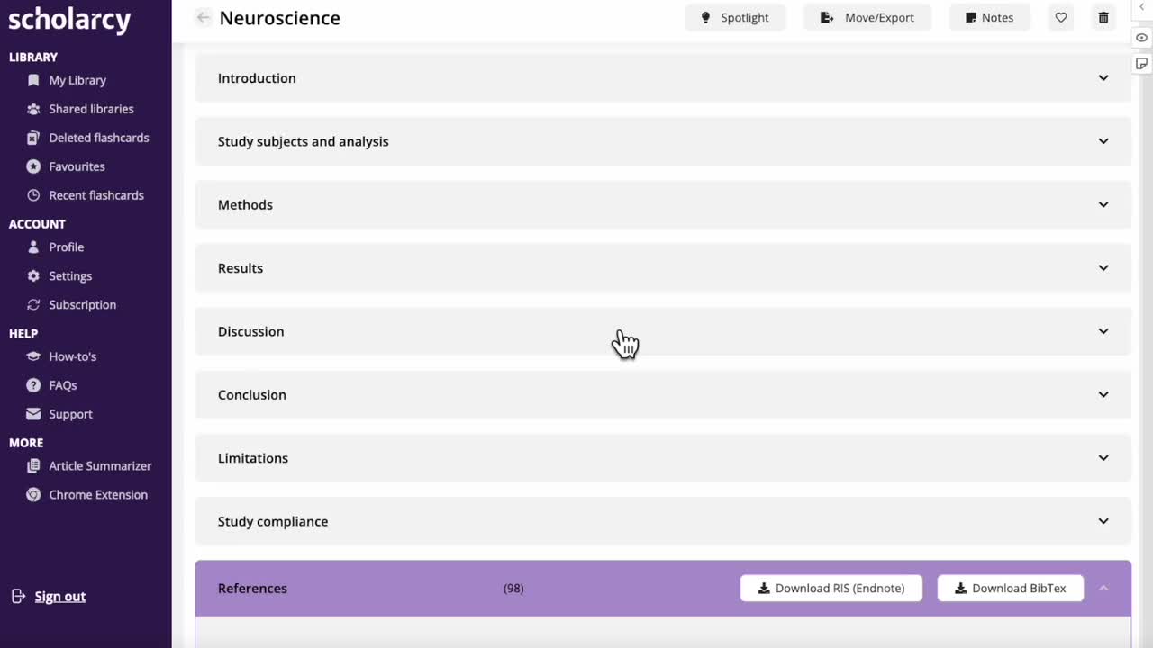 Supercharge your reading - Scholarcy User Guide