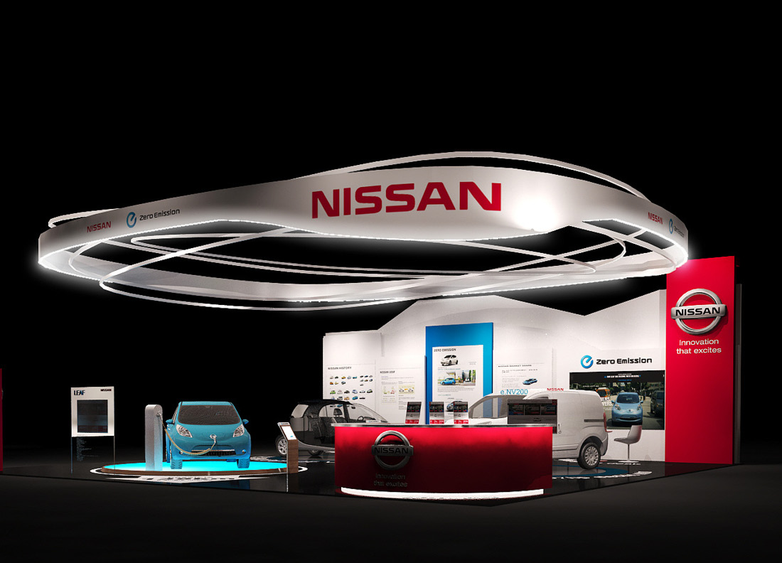 Nissan show booth design
