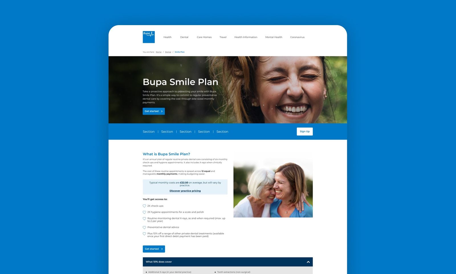 Bupa Dental | Code Computerlove