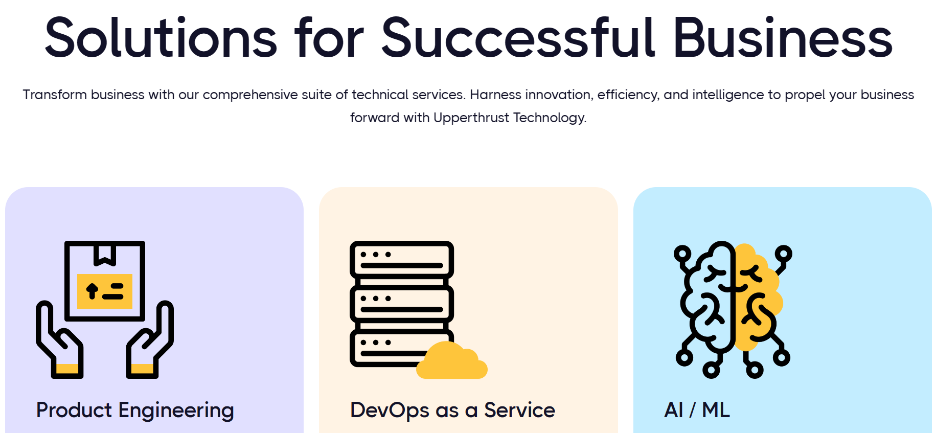 Services - Upperthrust Technologies | Global IT Services Partner