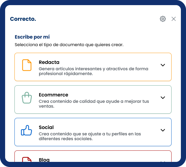 Correcto - La herramienta que perfecciona tu escritura