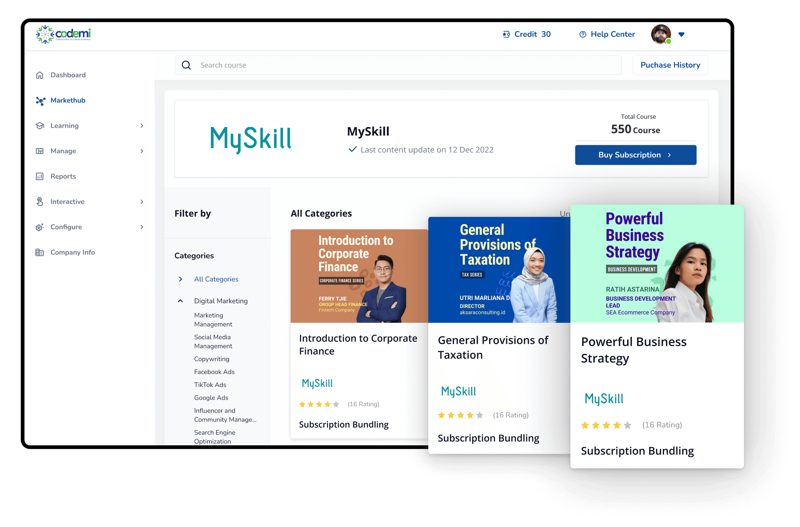 Learning Hub Lite Codemi