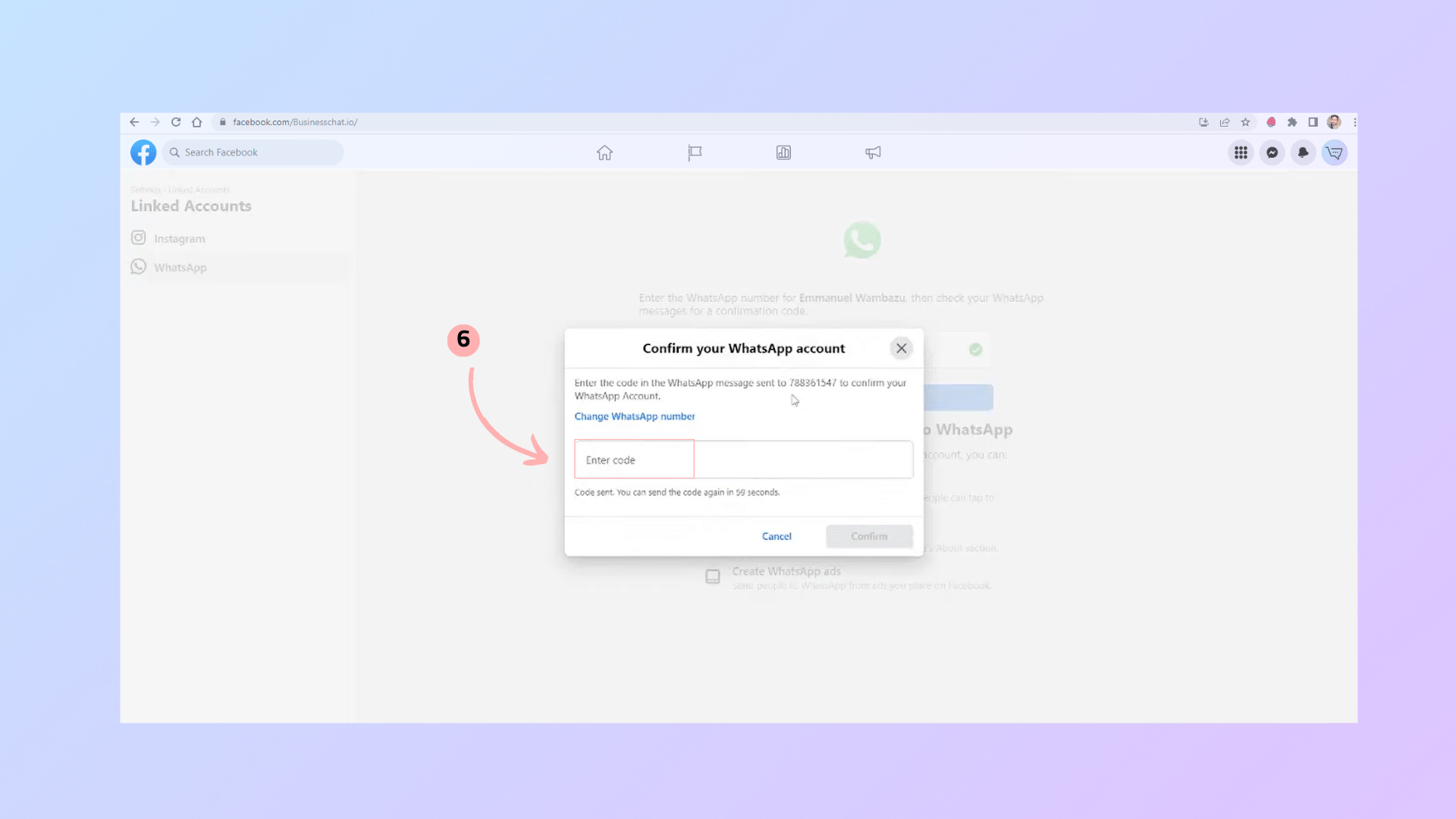 Step-by-step guide: How to Add WhatsApp Button on Facebook, Instagram ...