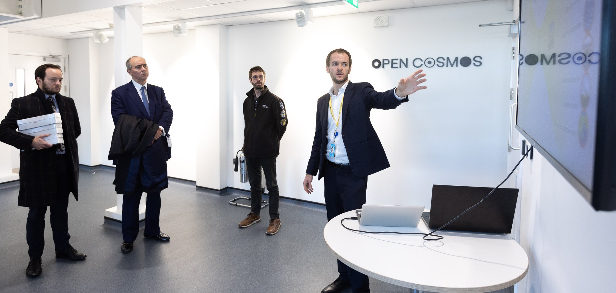 Open Cosmos welcomes Lord Dominic Johnson, Minister for Investment, to ...