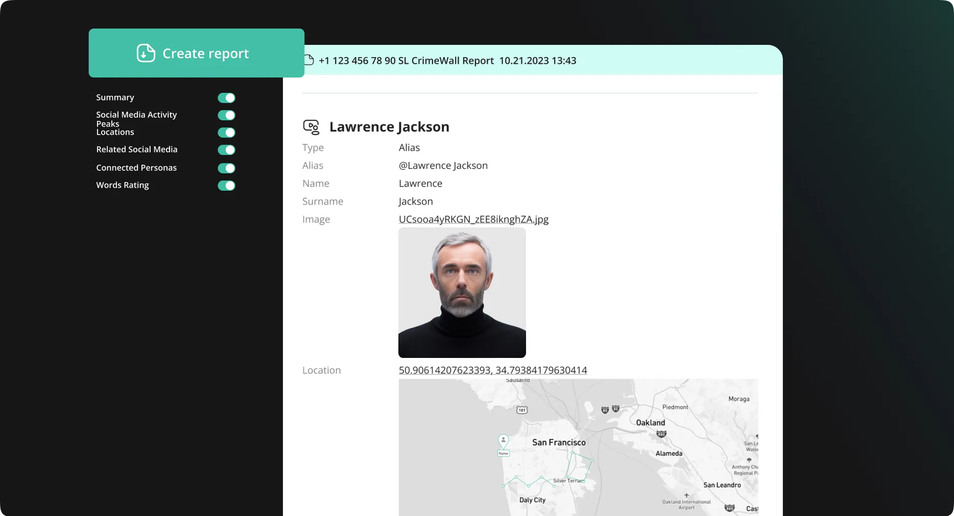 OSINT investigation platform | SL Crimewall