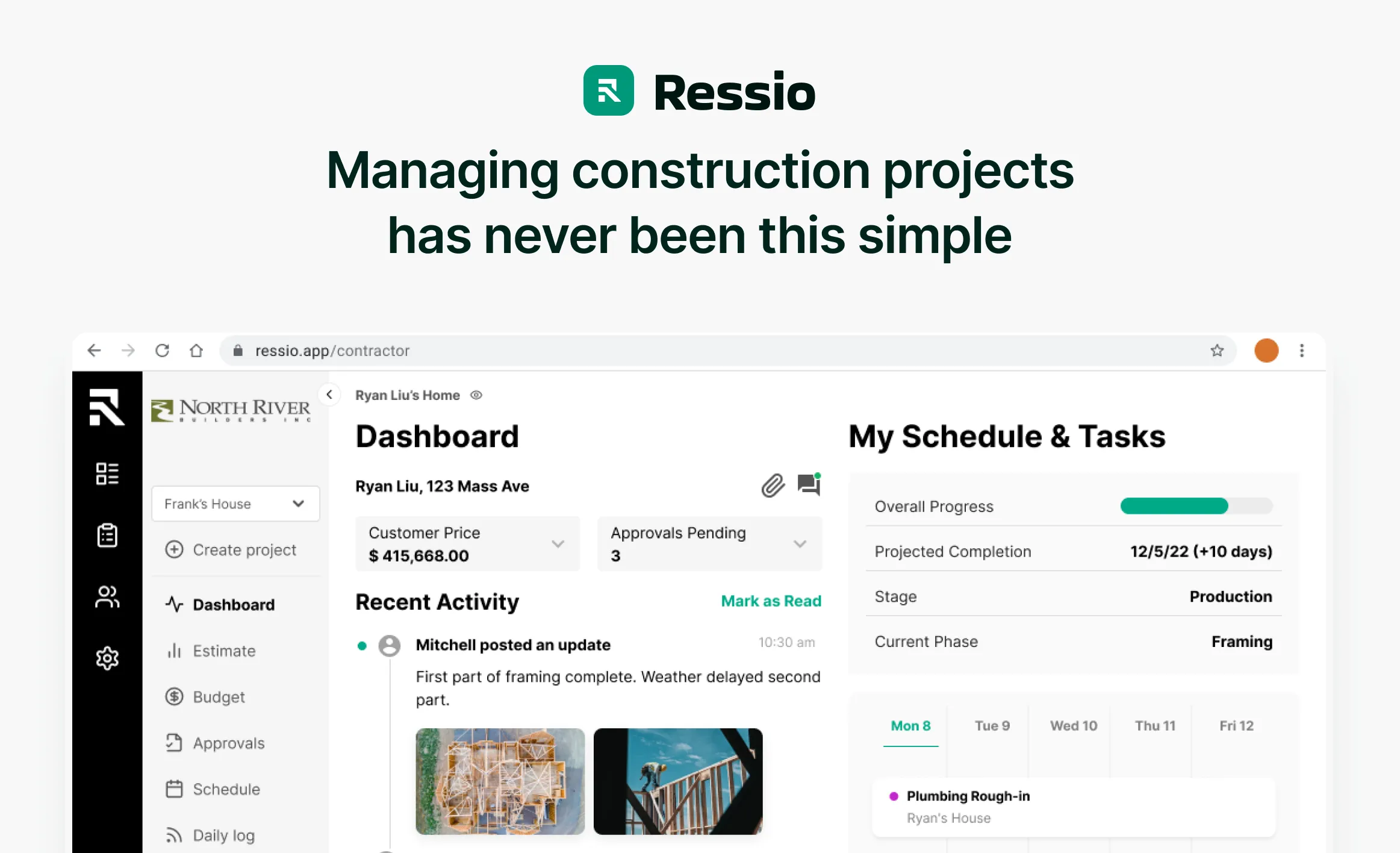 Ressio Software - Modern software for custom builders and remodelers