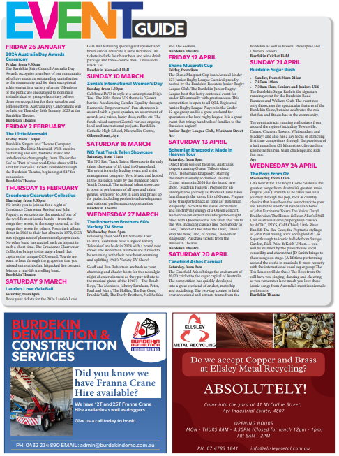 Event guide - Mackay Whitsunday LIfe