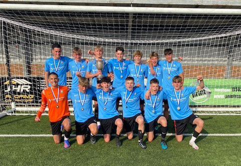 Cavendish School Year 11 Football Team Takes the County Cup!