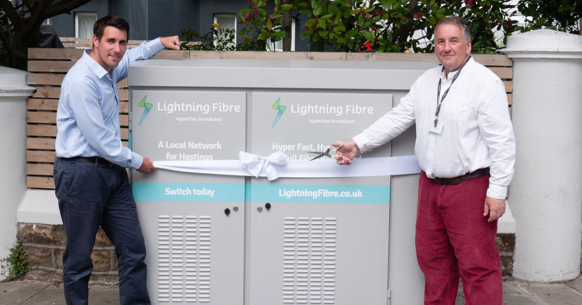 Lightning Fibre’s Local Full Fibre Broadband Network Reaches Hastings