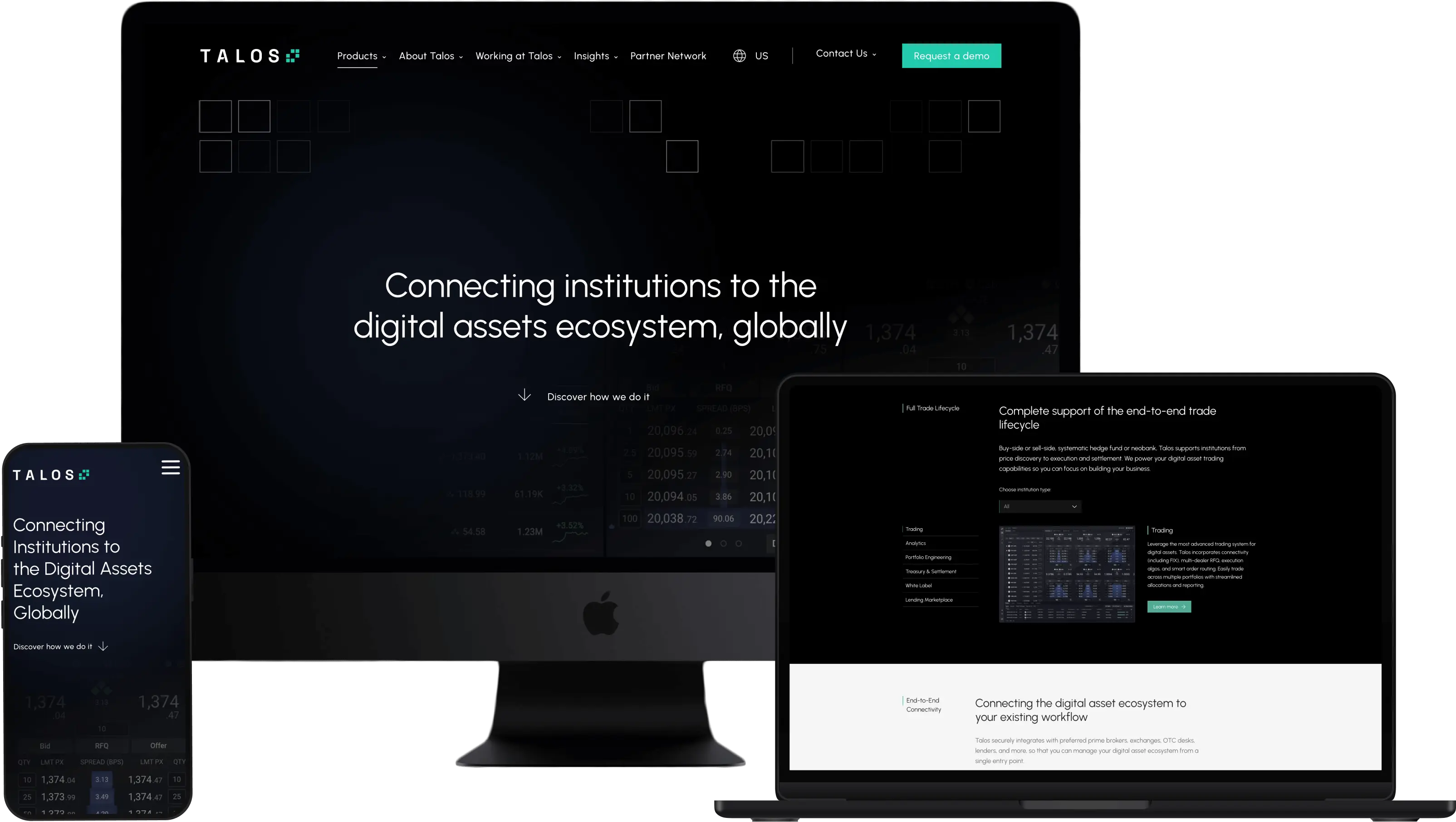 Talos Crypto Ecosystem Website Development | Legacy Design Agency