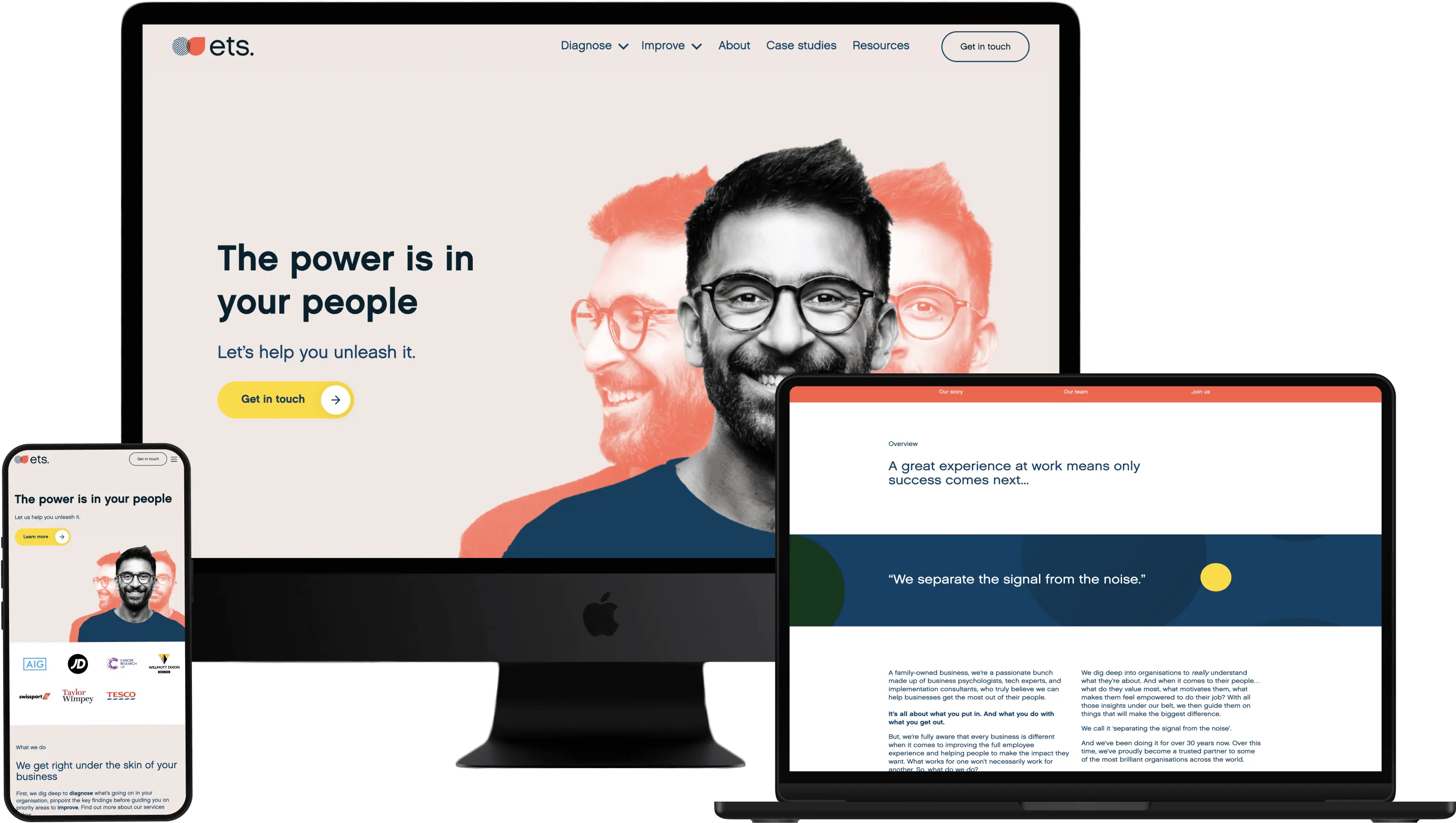 ETS Recruitment Website Development Project | Legacy Design Agency