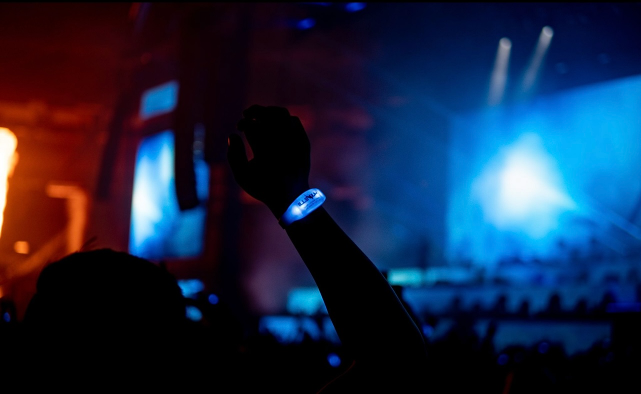 NFC TAGS | Silicone Adjustable Band | CrowdSync Technology