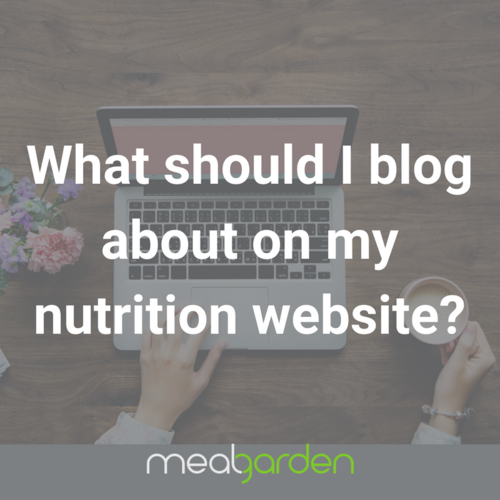 Strategic Blogging for Nutrition Websites