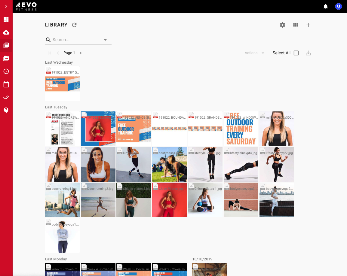 Digital Asset Management for REVO Fitness - HIVO