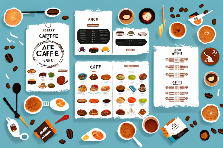 Adobe InDesign Cafe Menu Template: HIVO