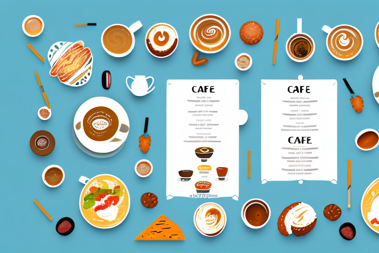 Cafe Menu Adobe Photoshop Template: HIVO