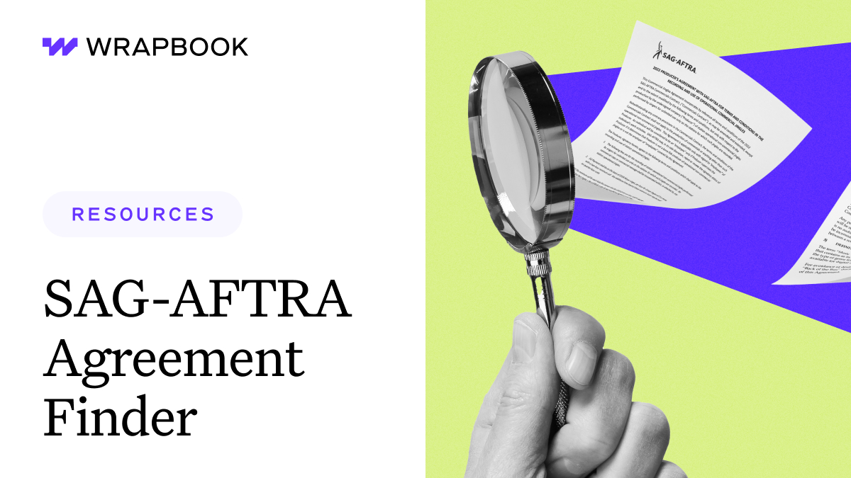 SAG-AFTRA Agreement Finder