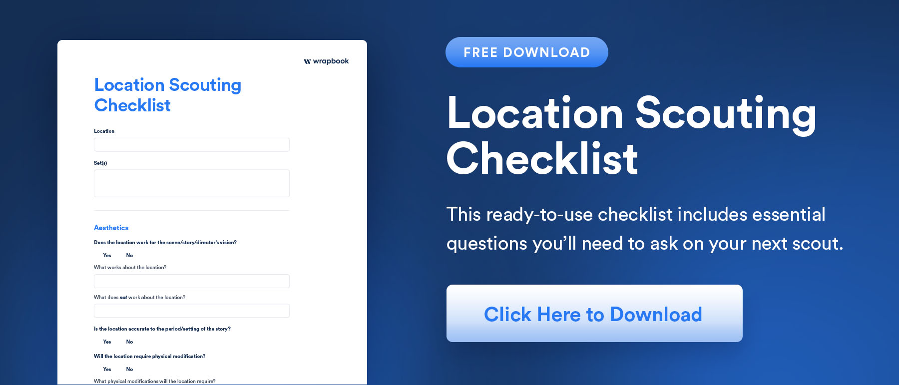Location Scouting 101 (Free Checklist Included) | Wrapbook