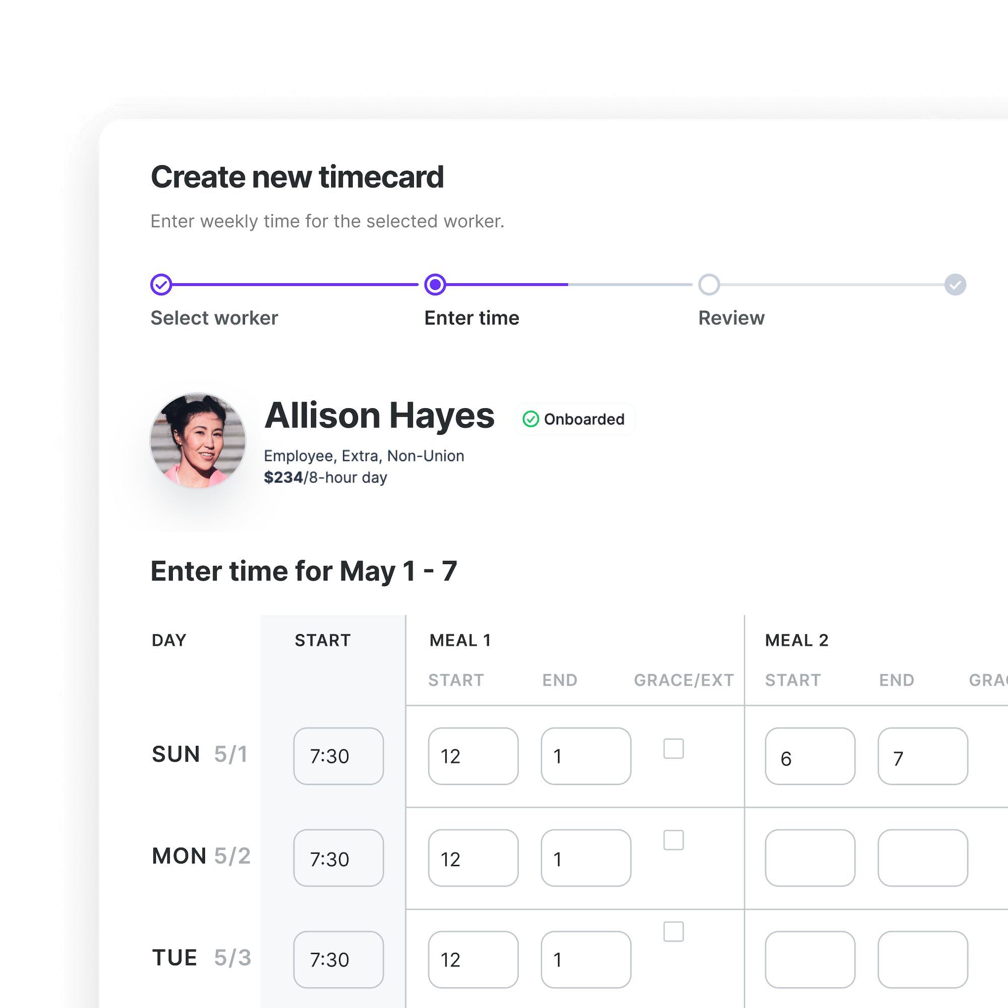 Entertainment Payroll | Wrapbook