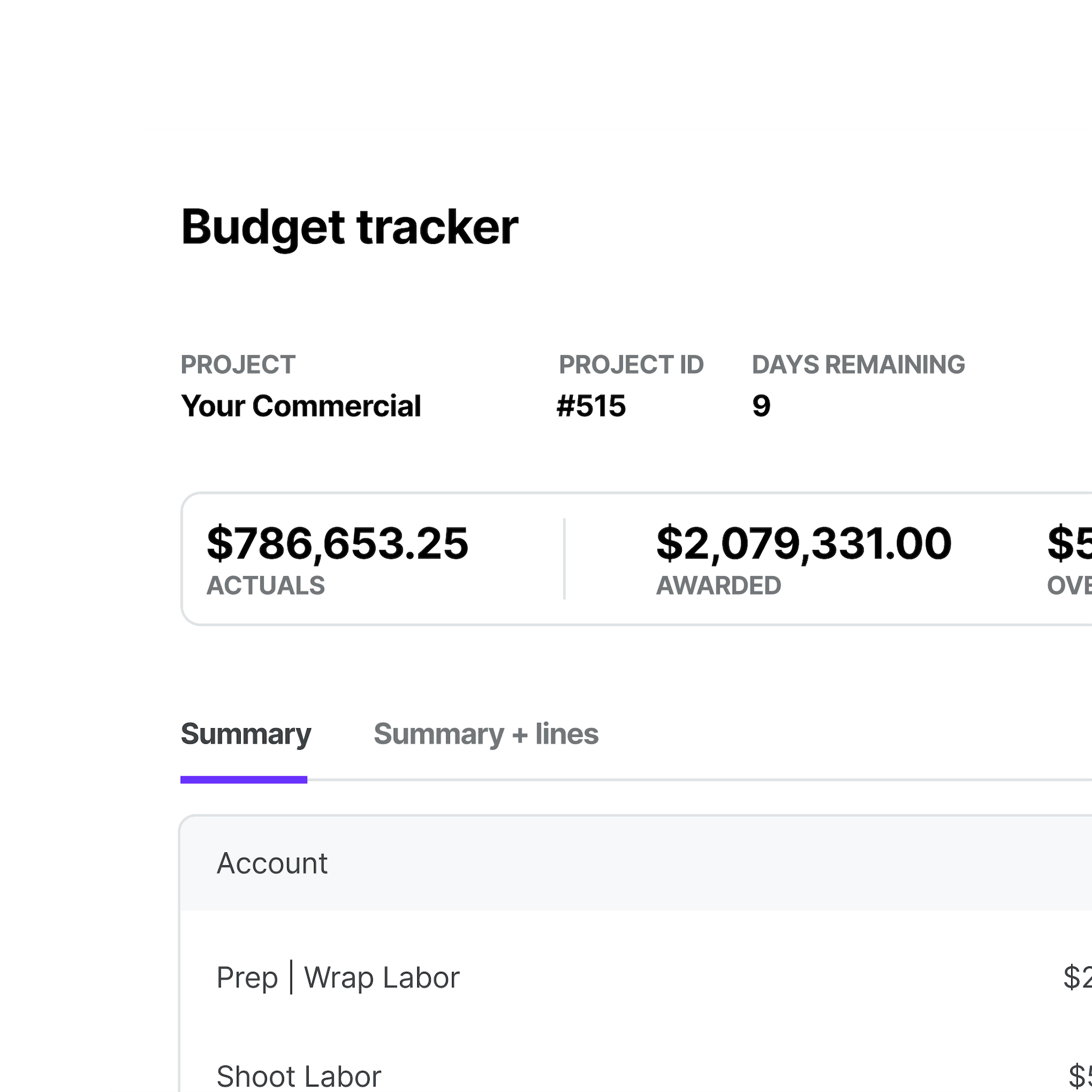 Entertainment Payroll | Wrapbook