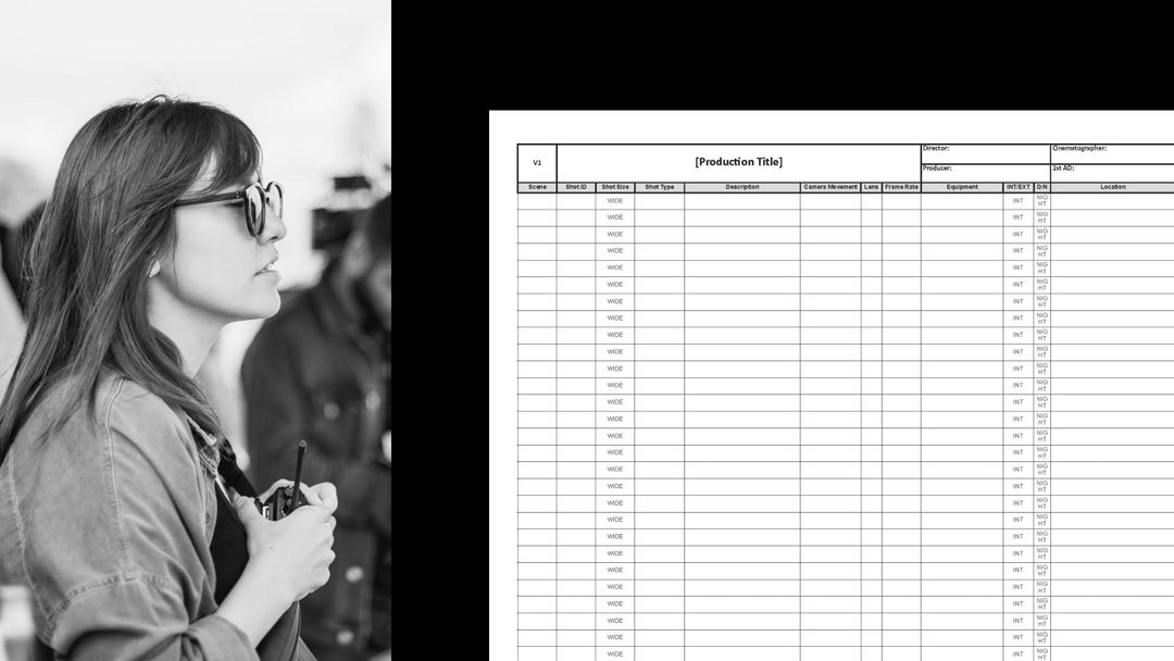 Download the Shot List Template | Wrapbook