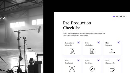 Download the Pre-production Checklist | Wrapbook
