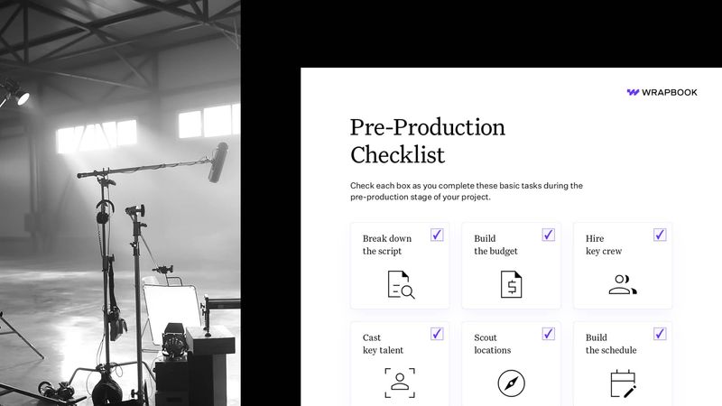 Download the Pre-production Checklist | Wrapbook