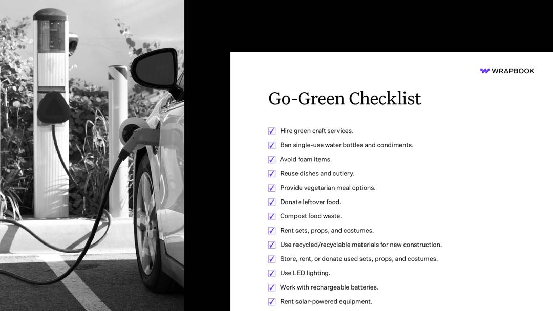 Download the Go-Green Checklist | Wrapbook