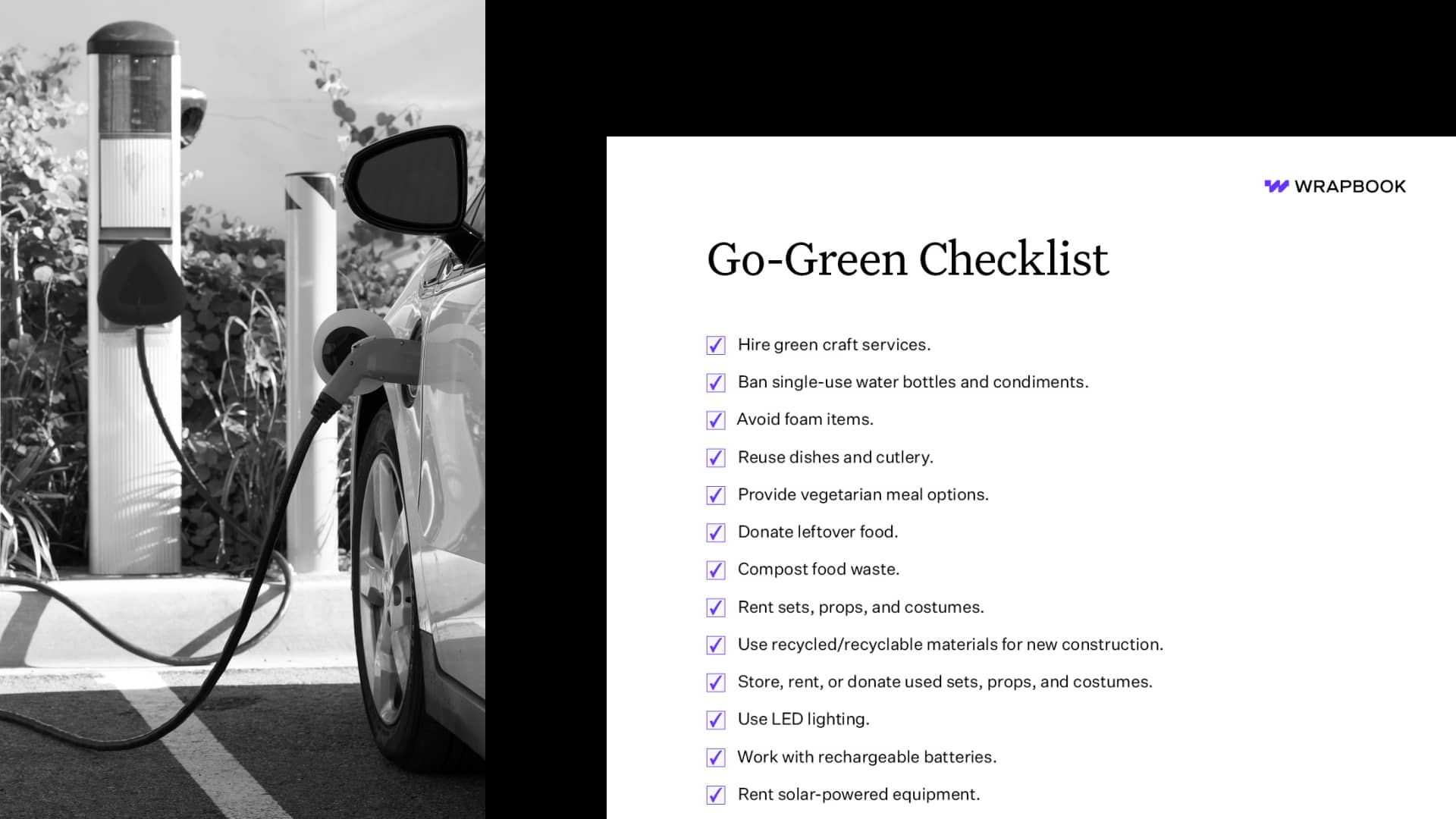 Download the Go-Green Checklist | Wrapbook
