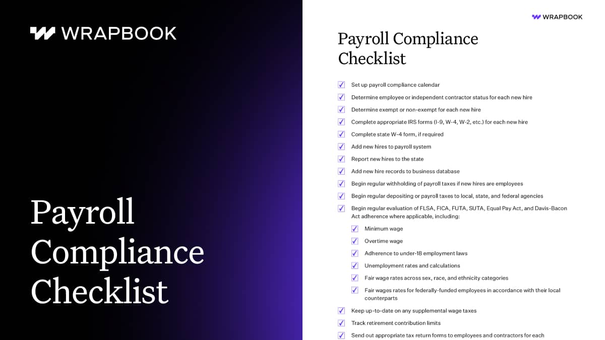 Download the Payroll Compliance Checklist | Wrapbook