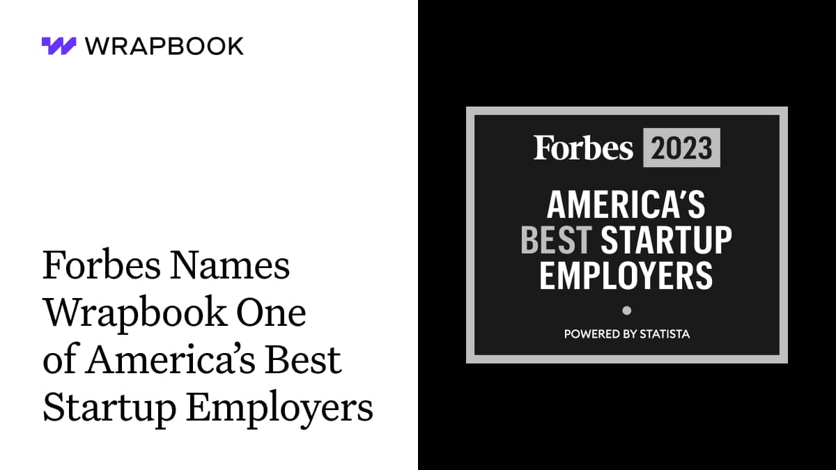 Forbes Names Wrapbook a Best Startup Employer | Wrapbook