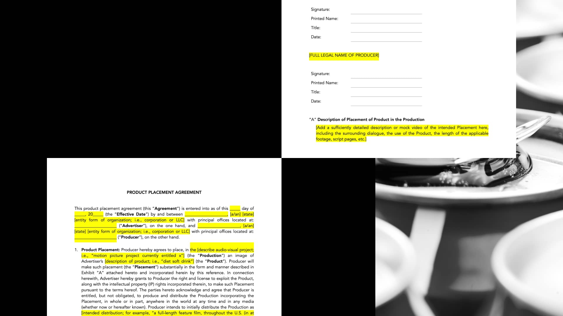 Download the Product Placement Agreement | Wrapbook