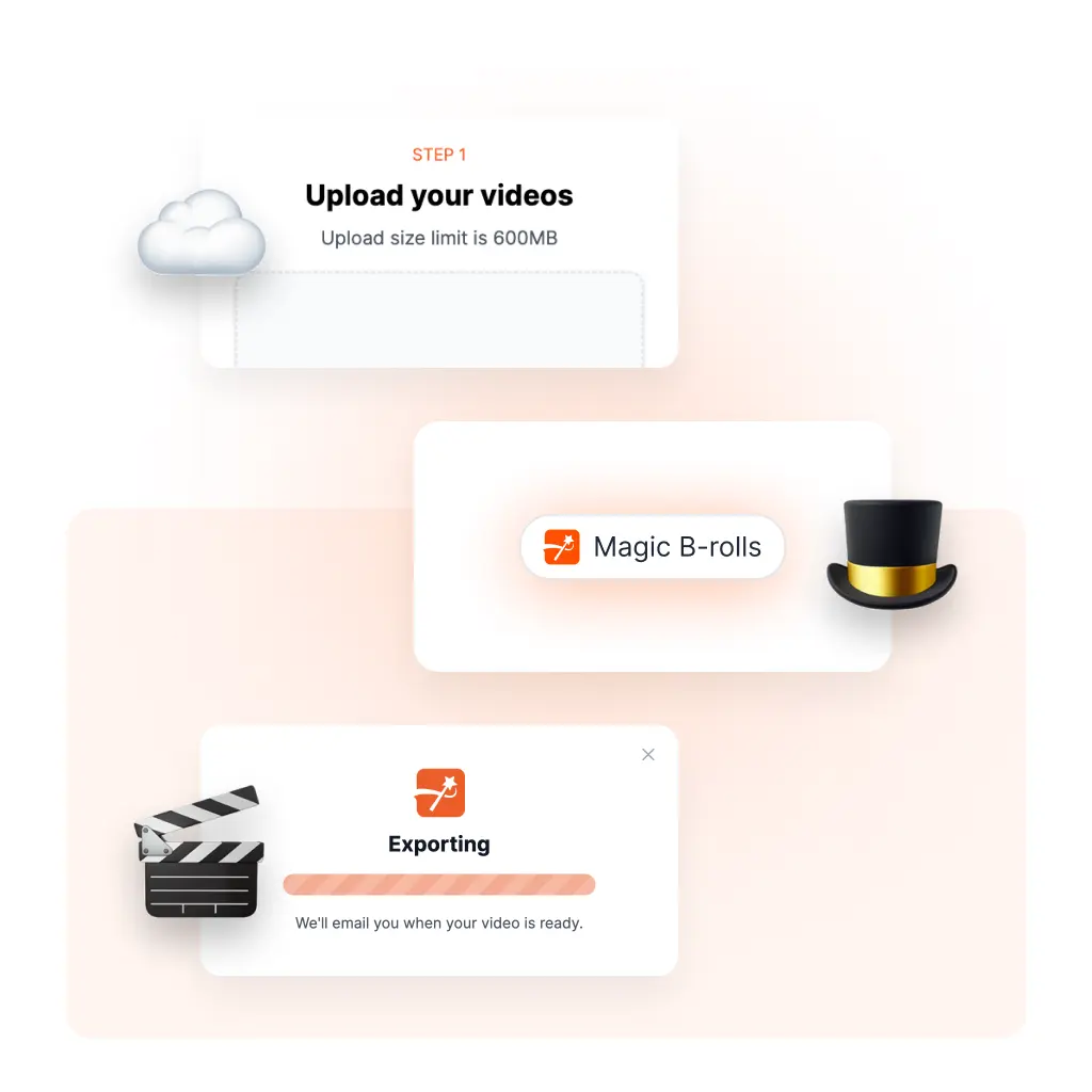 Generate trendy transitions for your videos in seconds using AI