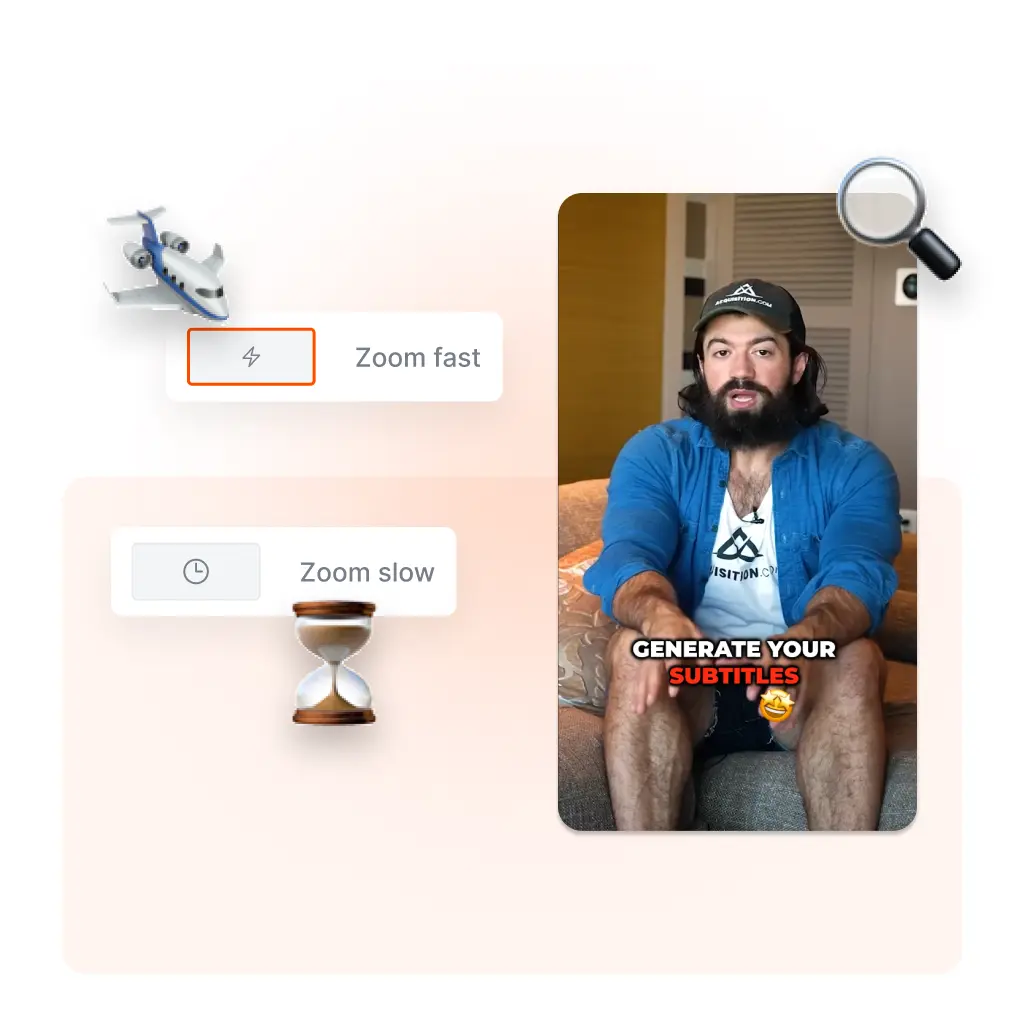 Add auto zooms to your video (in one click)