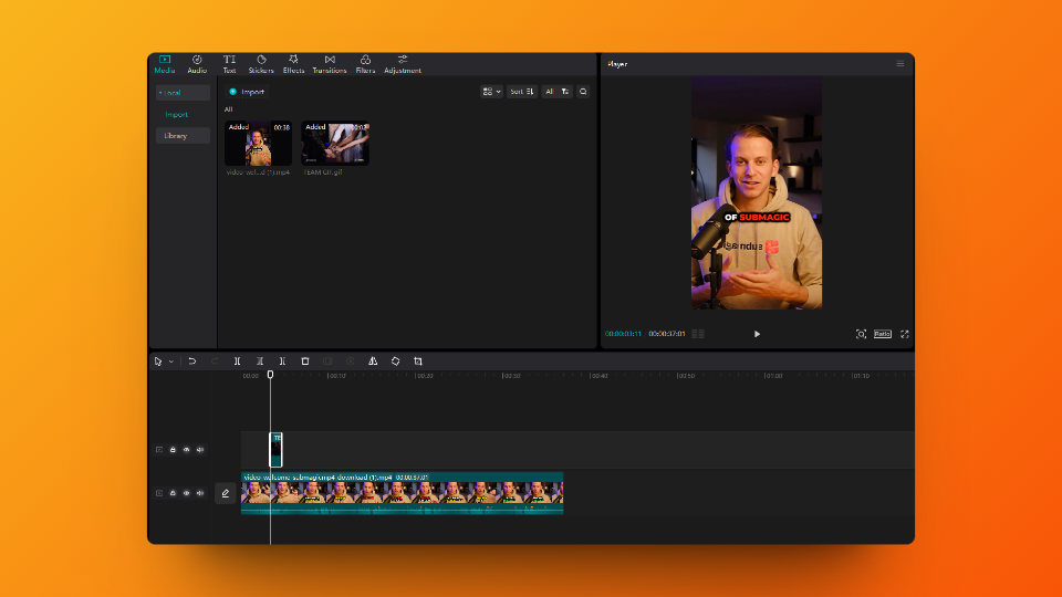 How to add GIFs to video (CapCut & Submagic)