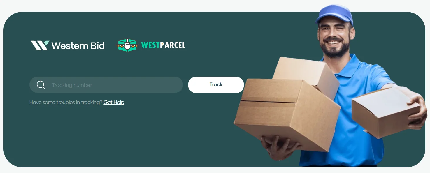 Відстеження посилок Western Bid