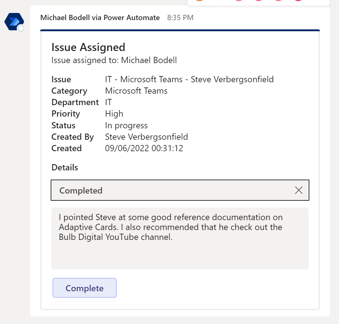 Create a Better User Experience With Adaptive Cards in Teams ...