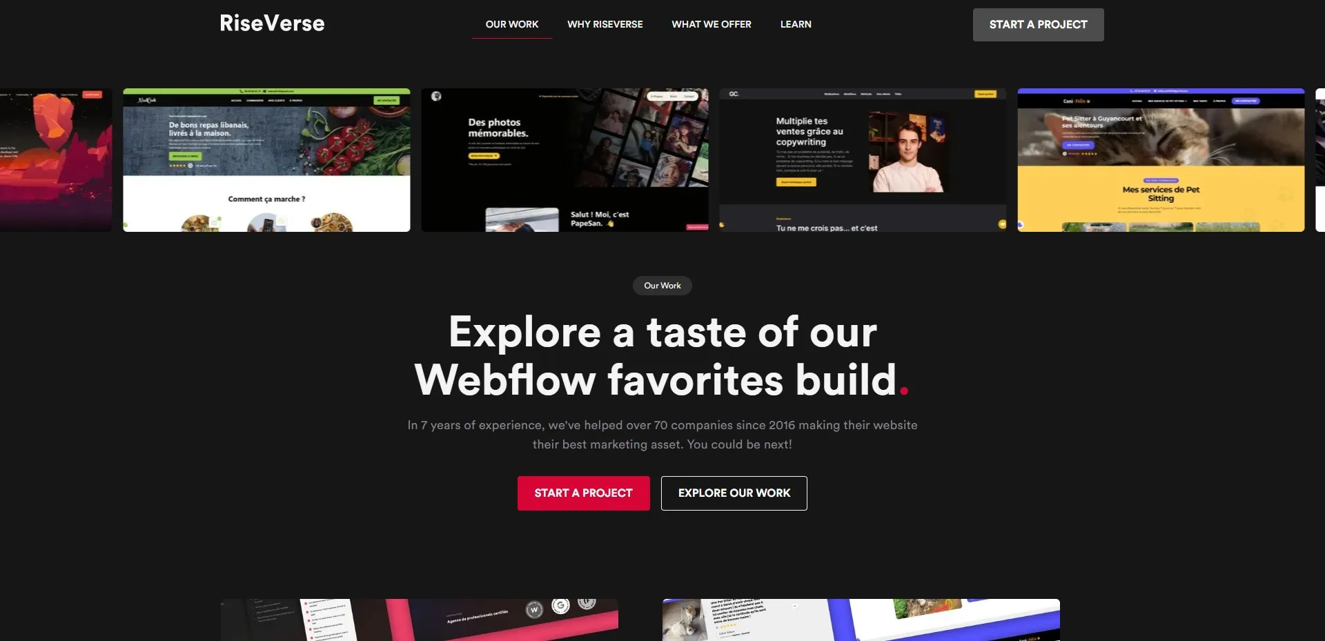 Our Work | RiseVerse