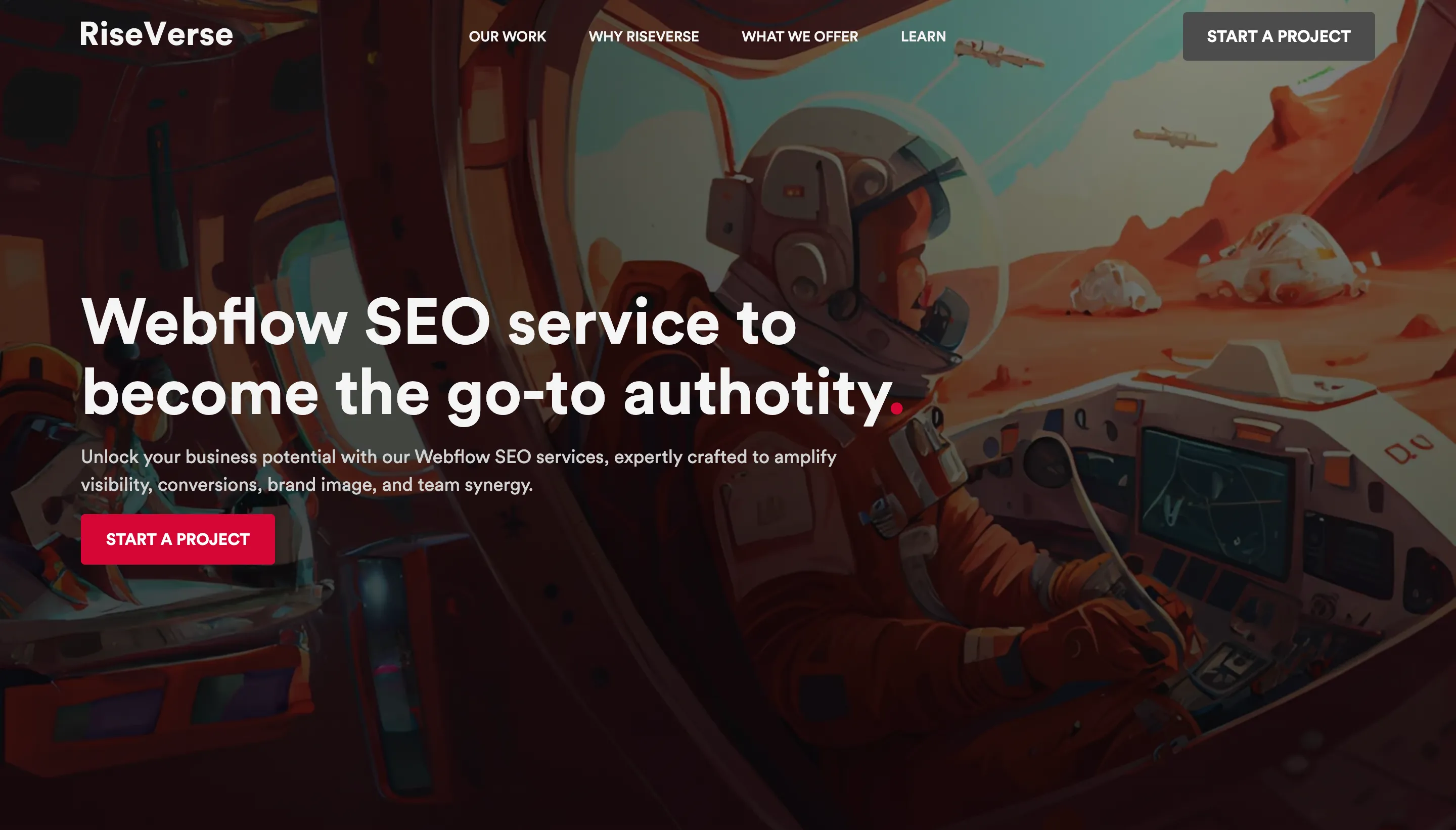 Webflow SEO Service | RiseVerse