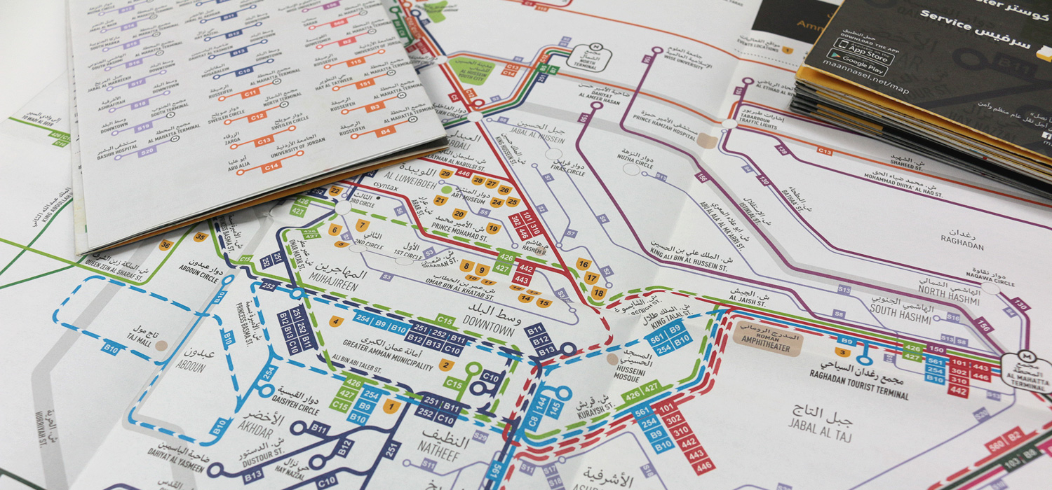 Amman Bus Map