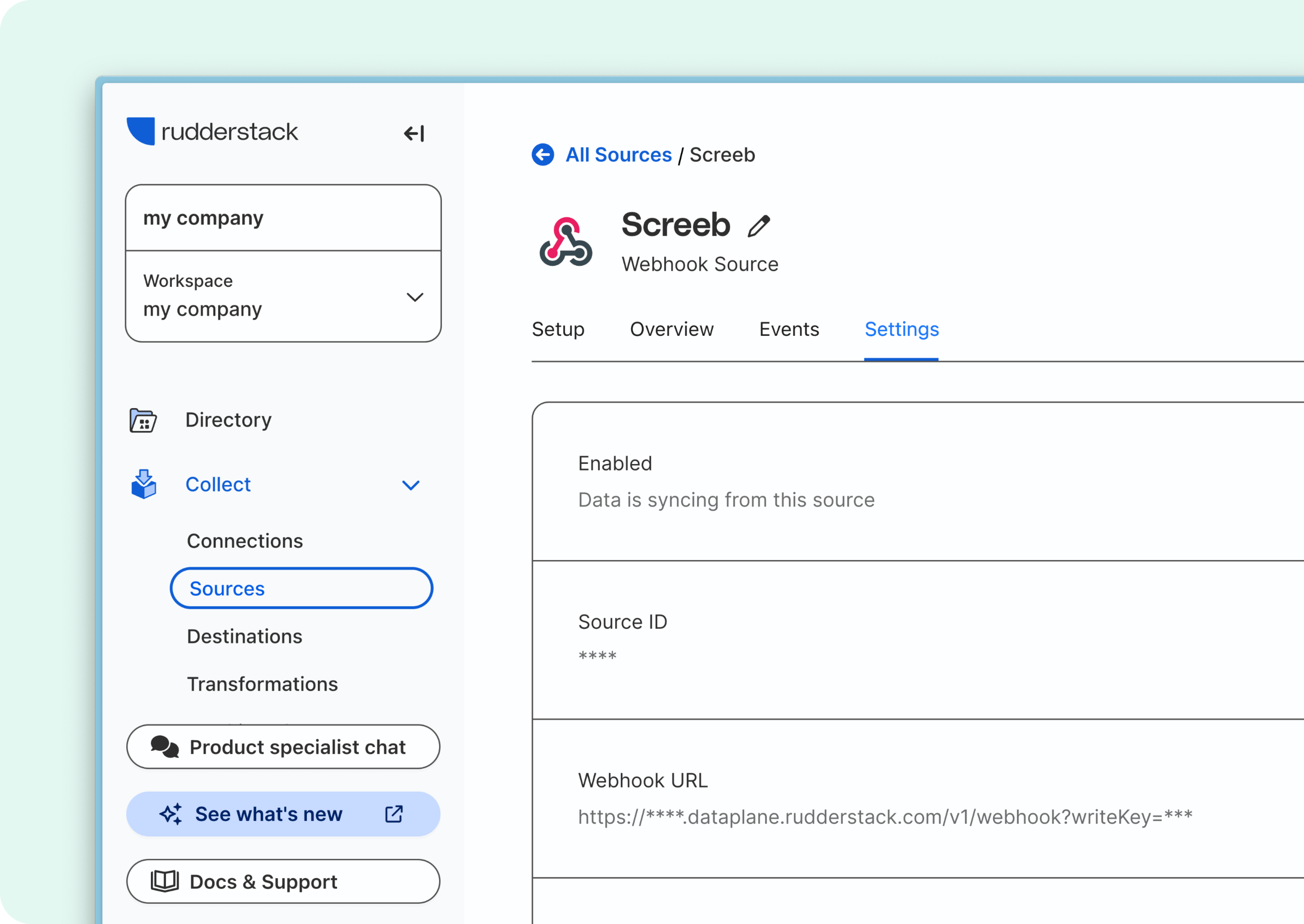 Rudderstack Customer Feedback Integration with Screeb
