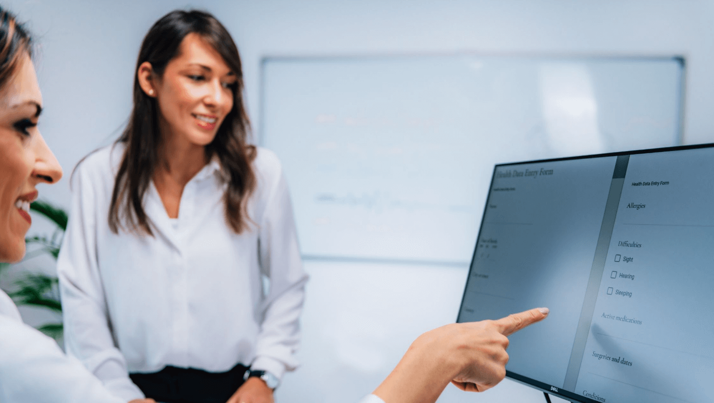 woman-sharing-insurance-claim-interactive-video