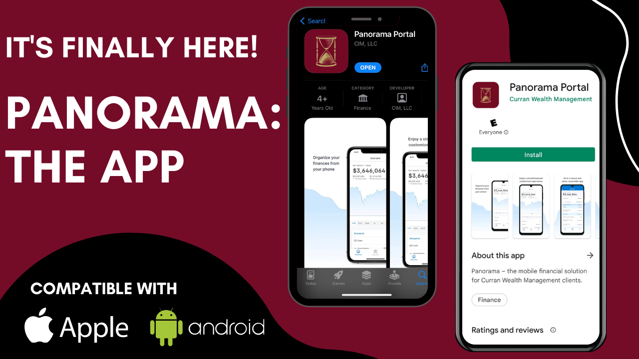 It's Finally Here! Panorama: The App! | Curran Wealth Management