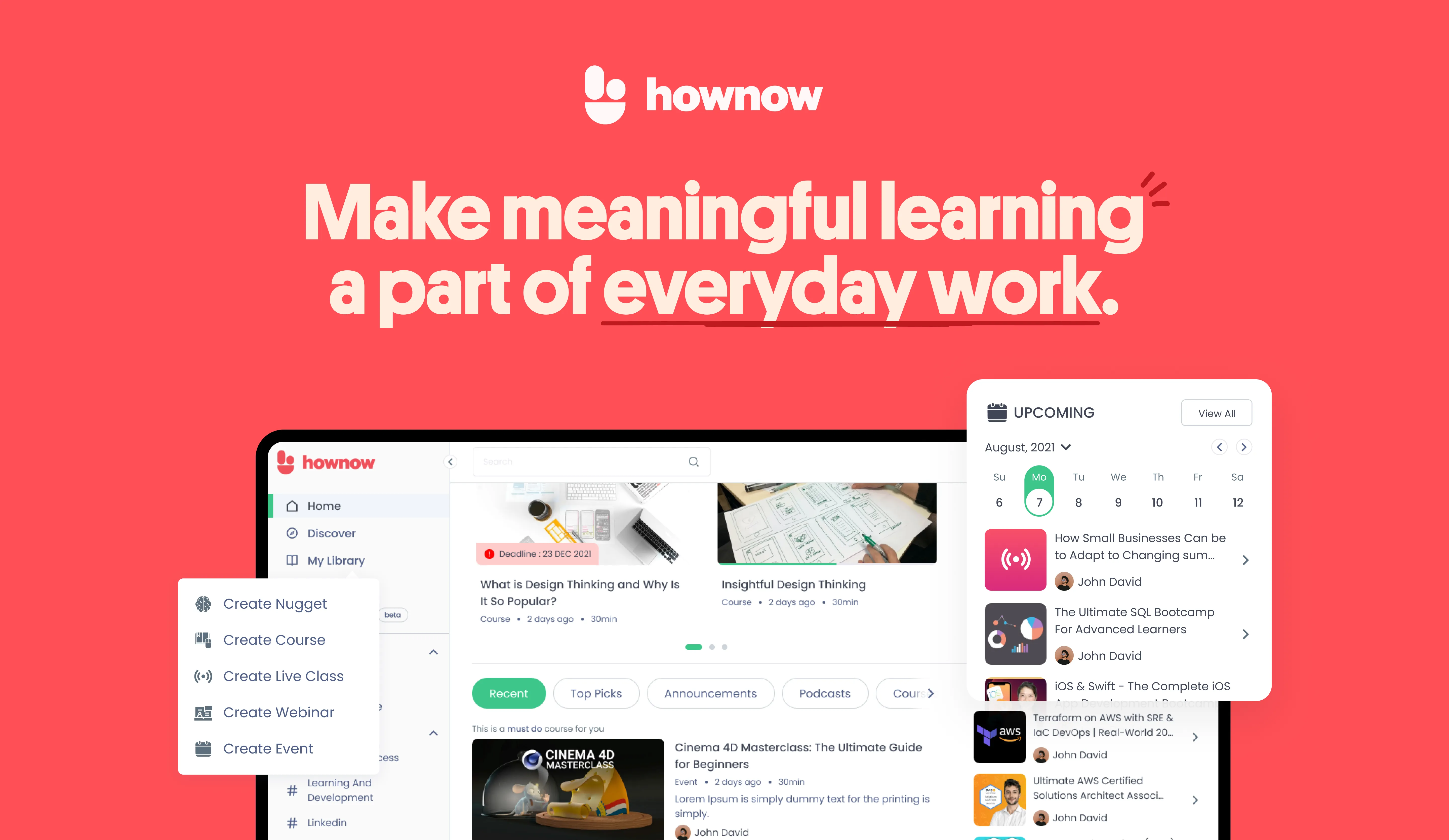 HowNow: One Platform For All Your L&D