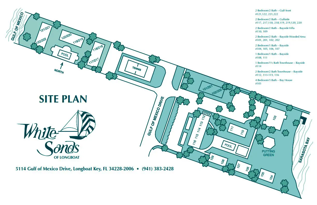 White Sands of Longboat Key | Map & Gallery