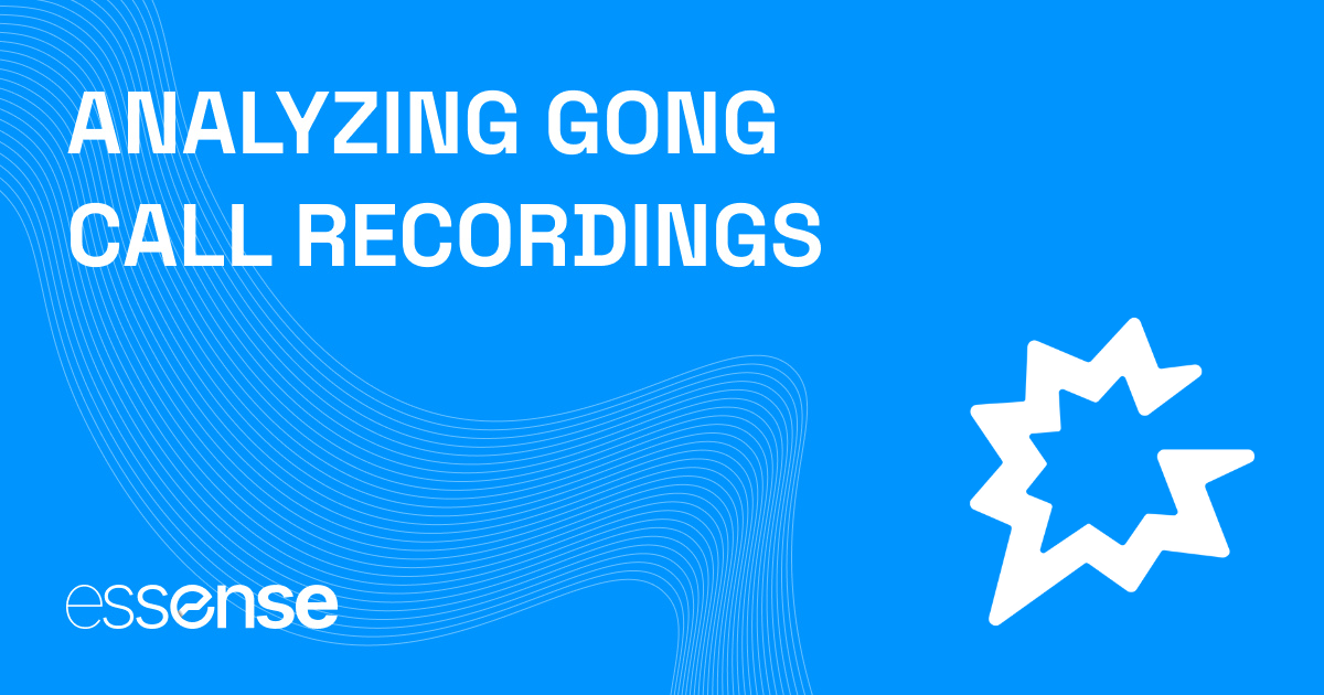 Analyzing Gong Calls